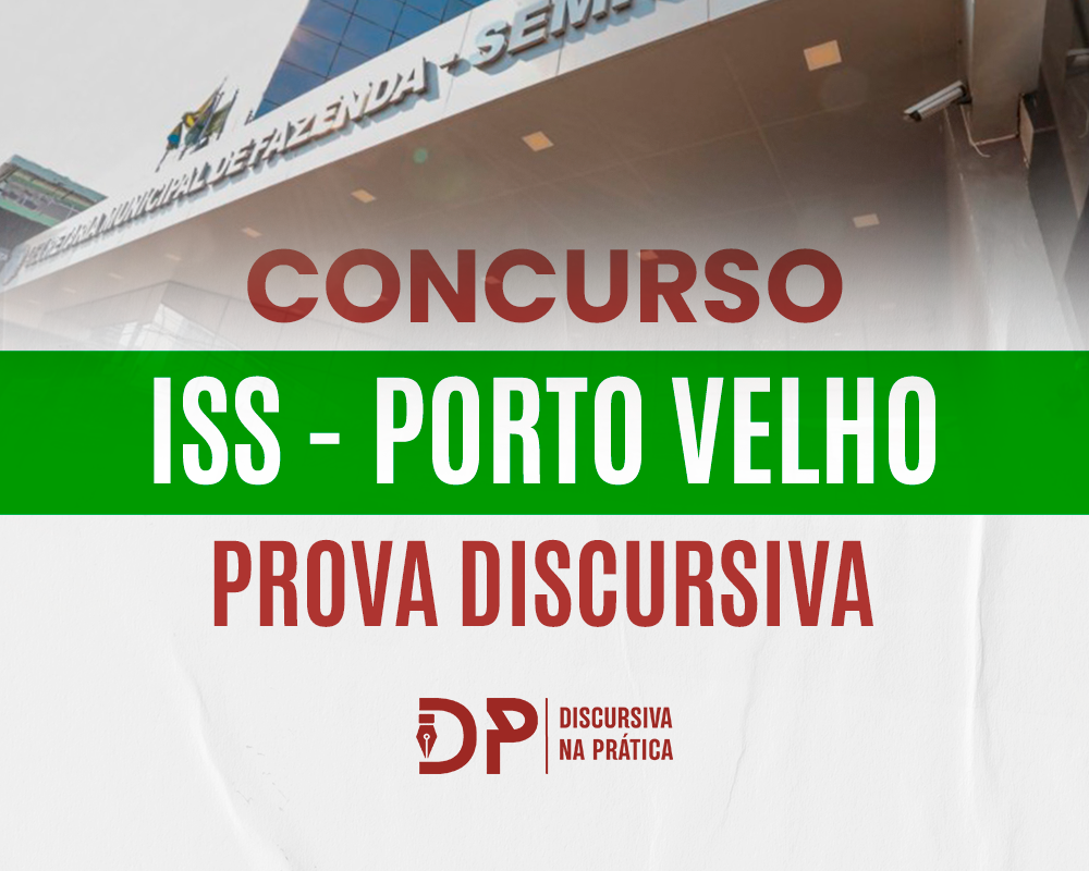 Concurso ISS Porto Velho 2026: Auditor Fiscal e Assistente de ...